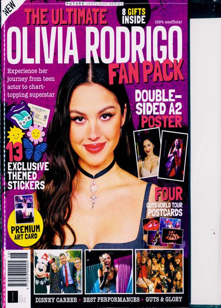 Ultimate Fan Pack - Olivia Rodrigo (Includes 8 Free Gifts inside) - YourCelebrityMagazines