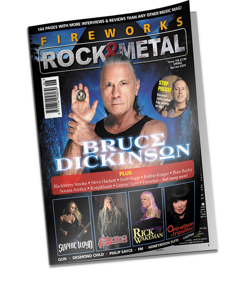 Fireworks Magazine Issue 106: Brian Dickinson Iron Maiden ...