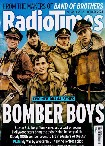 RADIO TIMES Mag 27/01/2024 Austin Butler Masters Of The Air Callum Tur ...