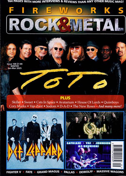Fireworks magazine Winter 2024 ToTo, Def Leppard - YourCelebrityMagazines