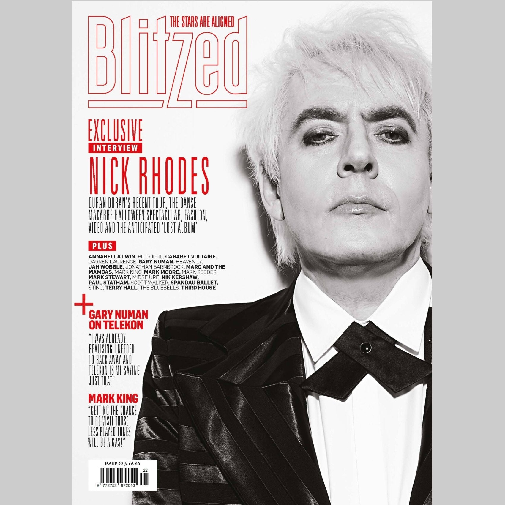 Blitzed Magazine (UK) - Issue 22 Nick Rhodes Duran Duran Gary Numan - YourCelebrityMagazines