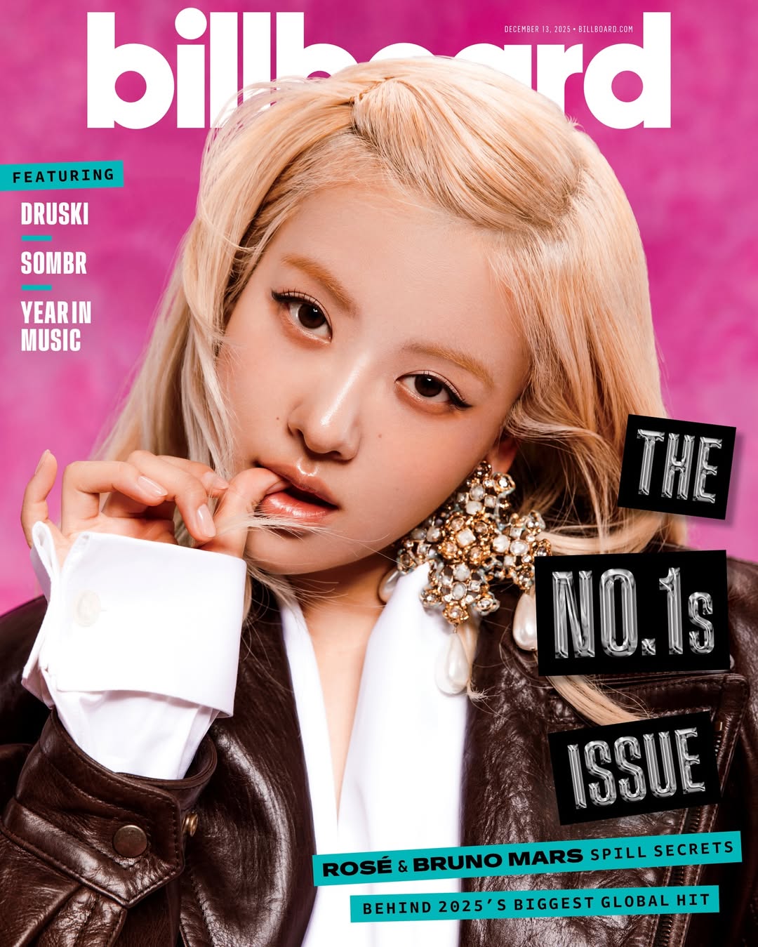 Billboard Magazine December 2025 - The NO.1s Issue - Rose Blackpink ...