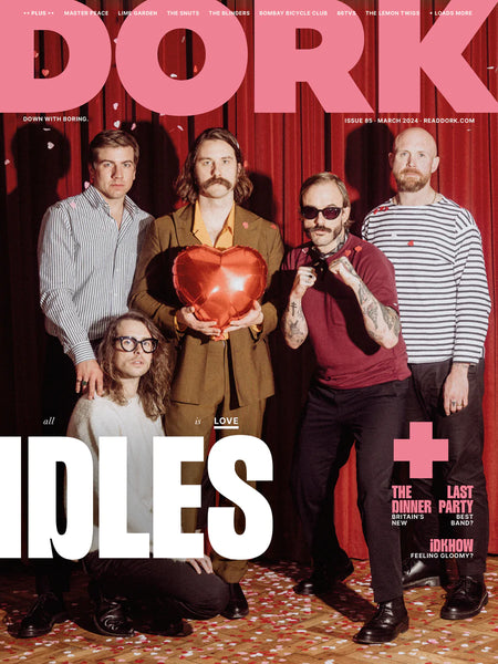 Dork Magazine March 2024 IDLES cover - YourCelebrityMagazines