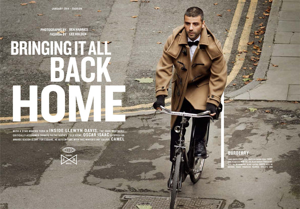 BRITISH ESQUIRE Magazine Jan 2014: Oscar Isaac - YourCelebrityMagazines