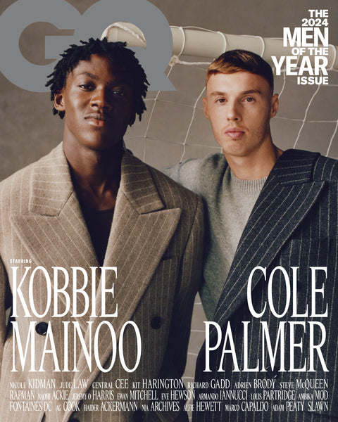 BRITISH GQ Magazine December 2024 Cole Palmer & Kobbie Mainoo ...