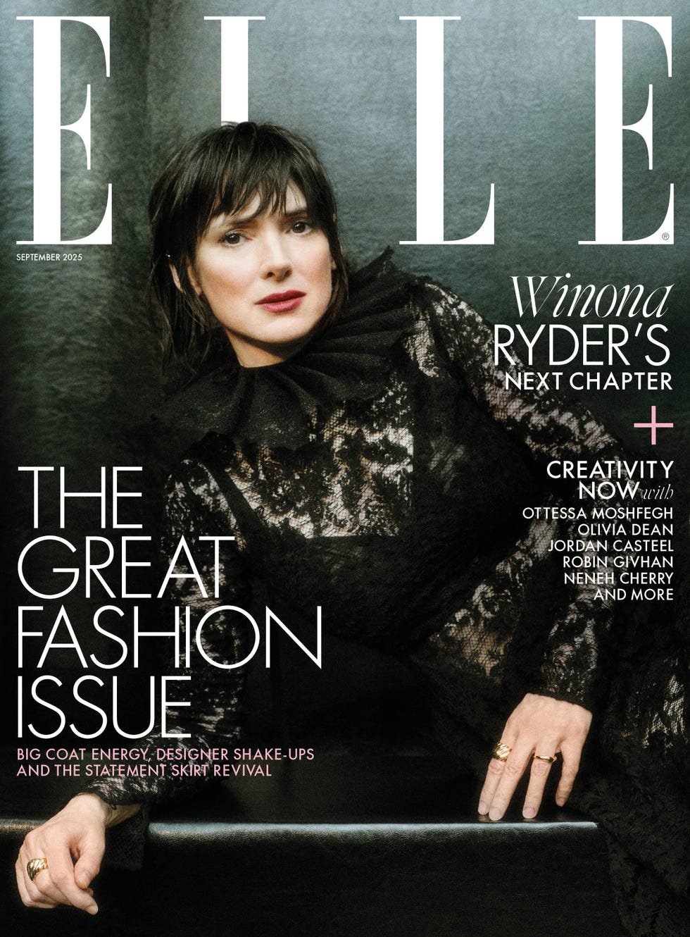 British Elle Magazine (UK) - September 2025 - Winona Ryder ...