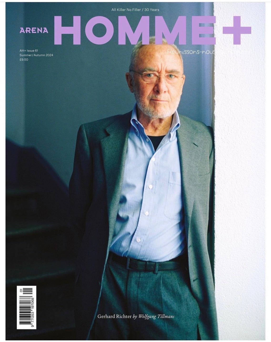 Arena Homme + Magazine (Summer/Autumn 2024) Gerhard Richter by Wolfgan ...