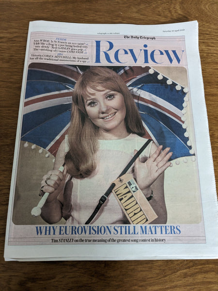 TELEGRAPH REVIEW 29/04/2023 LULU Eurovision 2023 Neil Gaiman ...