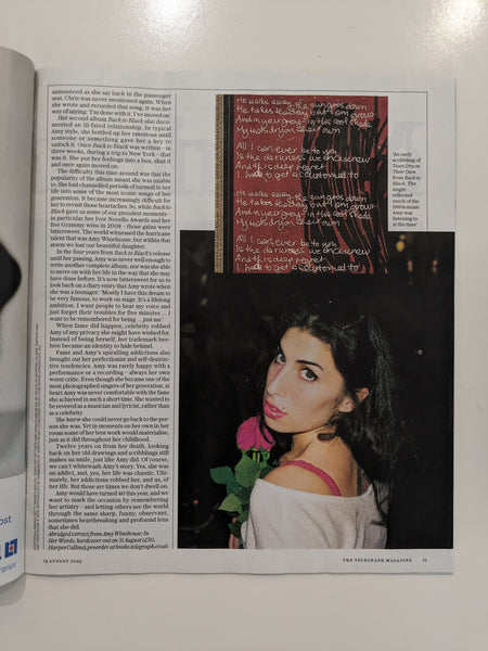 Telegraph Magazine August 19 2023 Amy Winehouse - YourCelebrityMagazines