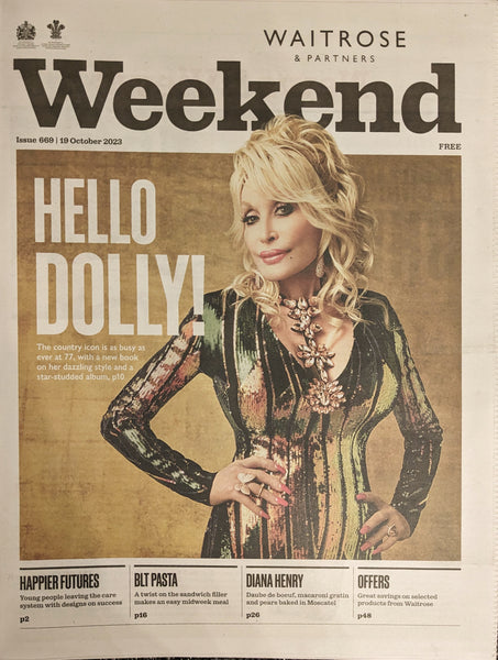 Waitrose Weekend Supplement October 2023: Dolly Parton ...