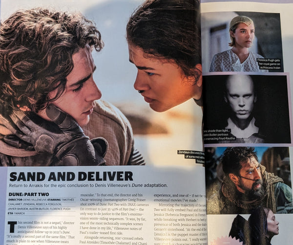 TOTAL FILM Magazine #345 Timothee Chalamet Austin Butler Dune Part Two ...