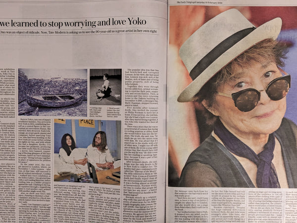 TELEGRAPH REVIEW 10/02/2024 BOB MARLEY Yoko Ono The Beatles ...
