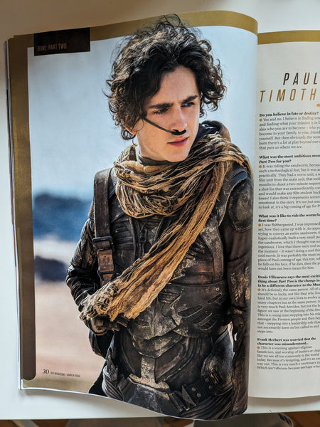 SFX Magazine #376 DUNE PART 2 Timothee Chalamet Florence Pugh Austin B ...
