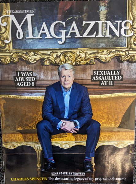 TIMES Magazine 16/03/2024 CHARLES SPENCER Princess Diana Rufus Wainwri ...