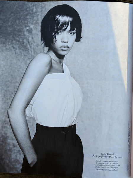 USA Vogue Magazine March 2024 TOBIAS MENZIES Outlander Taylor Russell ...