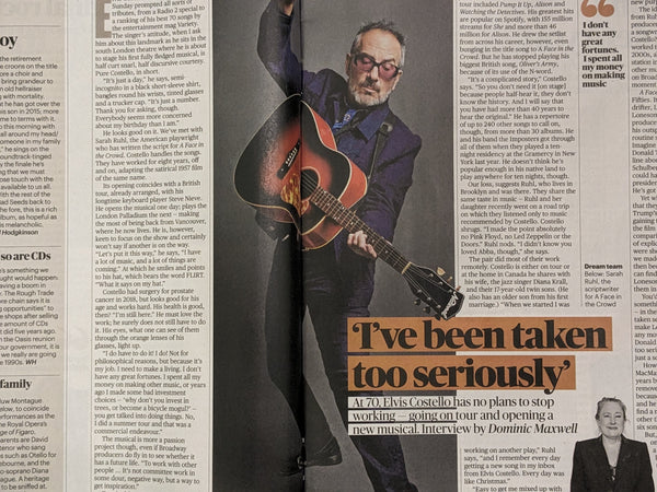 CULTURE Mag 01-09-2024 Elvis Costello Interview - YourCelebrityMagazines