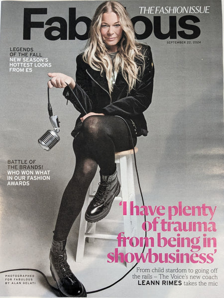 FABULOUS Magazine September 22 2024 LEANN RIMES - YourCelebrityMagazines