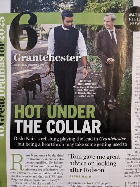 Radio Times magazine 11th Jan 2025 COLIN FIRTH Richard Armitage Robson ...