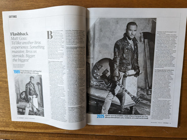 GUARDIAN SATURDAY MAGAZINE - February 8 2025 Matt Goss Bros ...