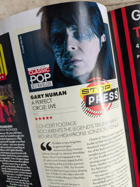Classic Pop magazine August 2025 BRYAN ADAMS Madonna Gary Numan Tony H ...