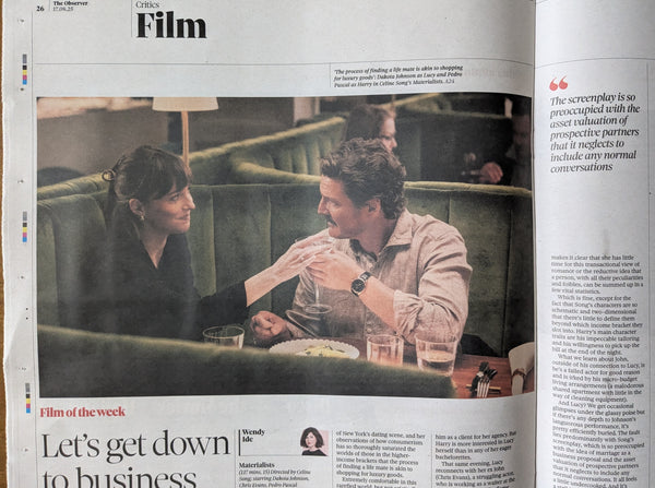 OBSERVER NEW REVIEW 17-August-2025 PEDRO PASCAL Dakota Johnson - YourCelebrityMagazines