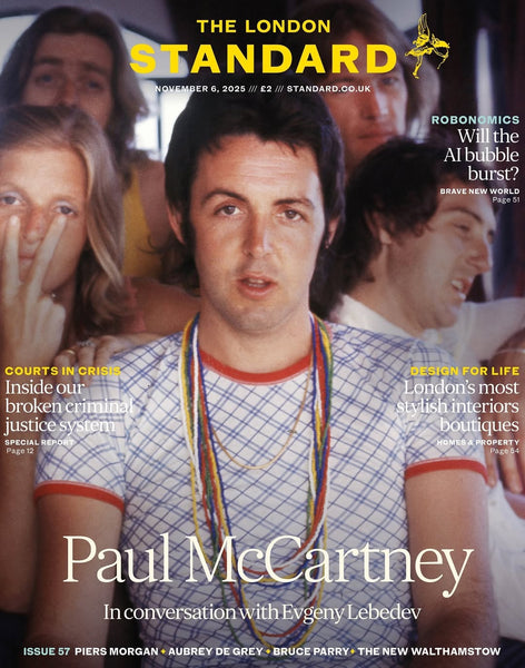 Paul McCartney The London Standard UK Newspaper 6th November 2025 ...