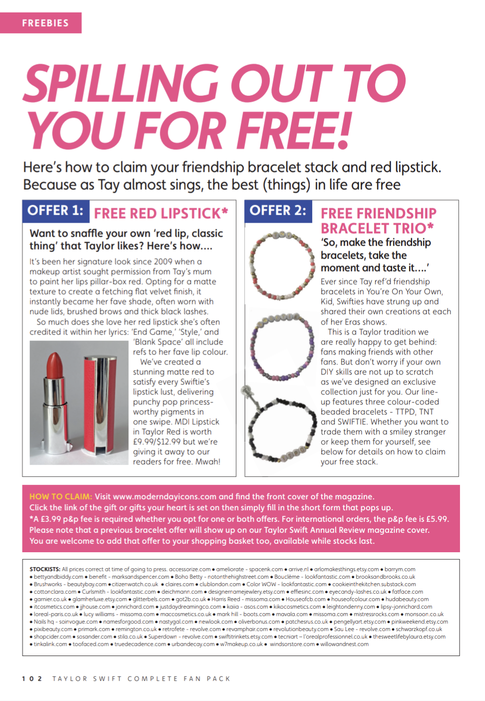 The Complete Taylor Swift Fan Pack - YourCelebrityMagazines