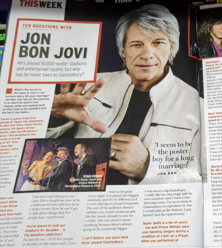 Radio Times Magazine - 4-10 May 2024 - Jon Bon Jovi interview ...