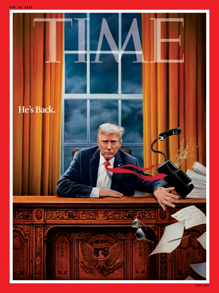DONALD TRUMP - TIME MAGAZINE INAUGARATION- JANUARY, 2025 - IN STOCK ...