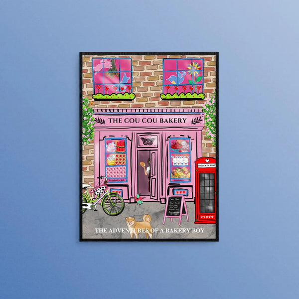 Fruitman Bakery & Corner Shop Print Set of 2 - Harries Gift ...