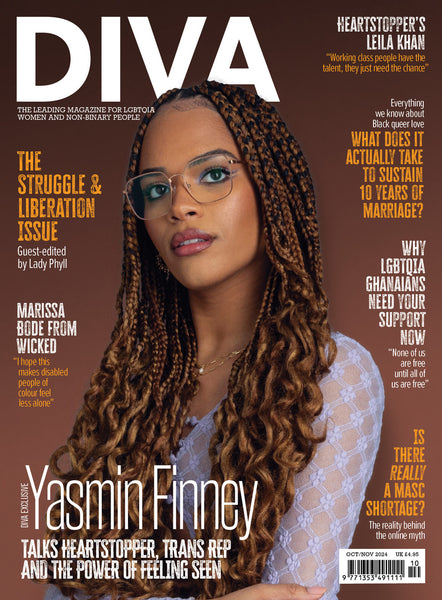 DIVA OCT/NOV 2024 - YASMIN FINNEY HEARTSTOPPER - YourCelebrityMagazines