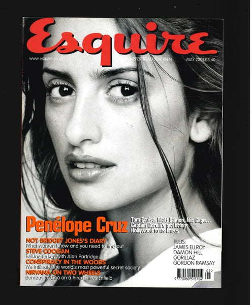 Esquire magazine - Penelope Cruz cover (May 2001) Gorillaz Steve Cooga - YourCelebrityMagazines