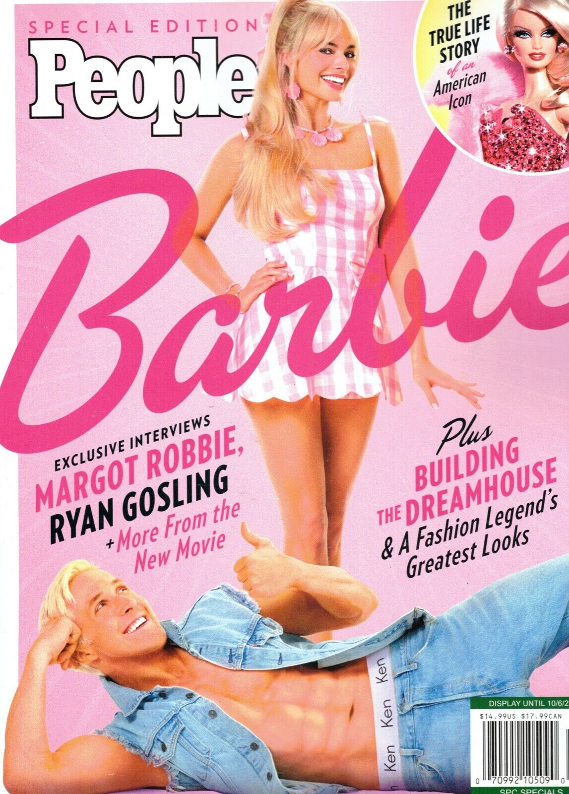 Original US Movie Posters BARBIE, Poster In Spanish, From Left: Margot ...