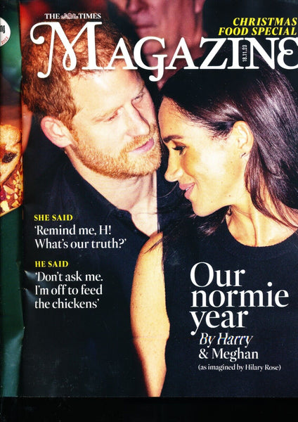 The Times Magazine November 18 2023 Prince Harry & Meghan Markle Ronni ...