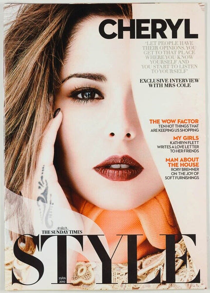 Cheryl Cole interview Girls Aloud STYLE MAGAZINE UK May 2010 ...