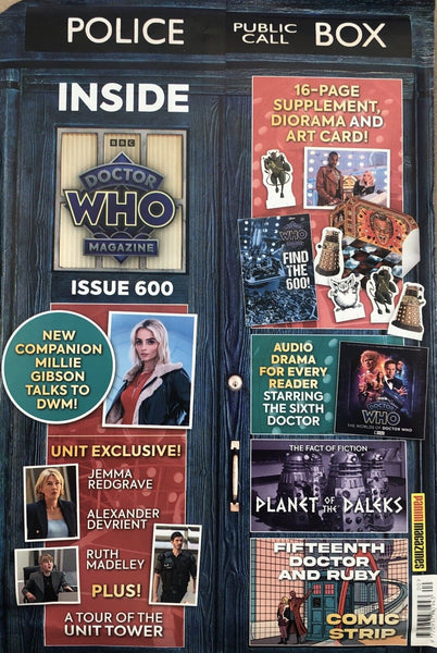BBC Doctor Who Magazine #600 March 2024 600 Issues In Time & Space + G ...