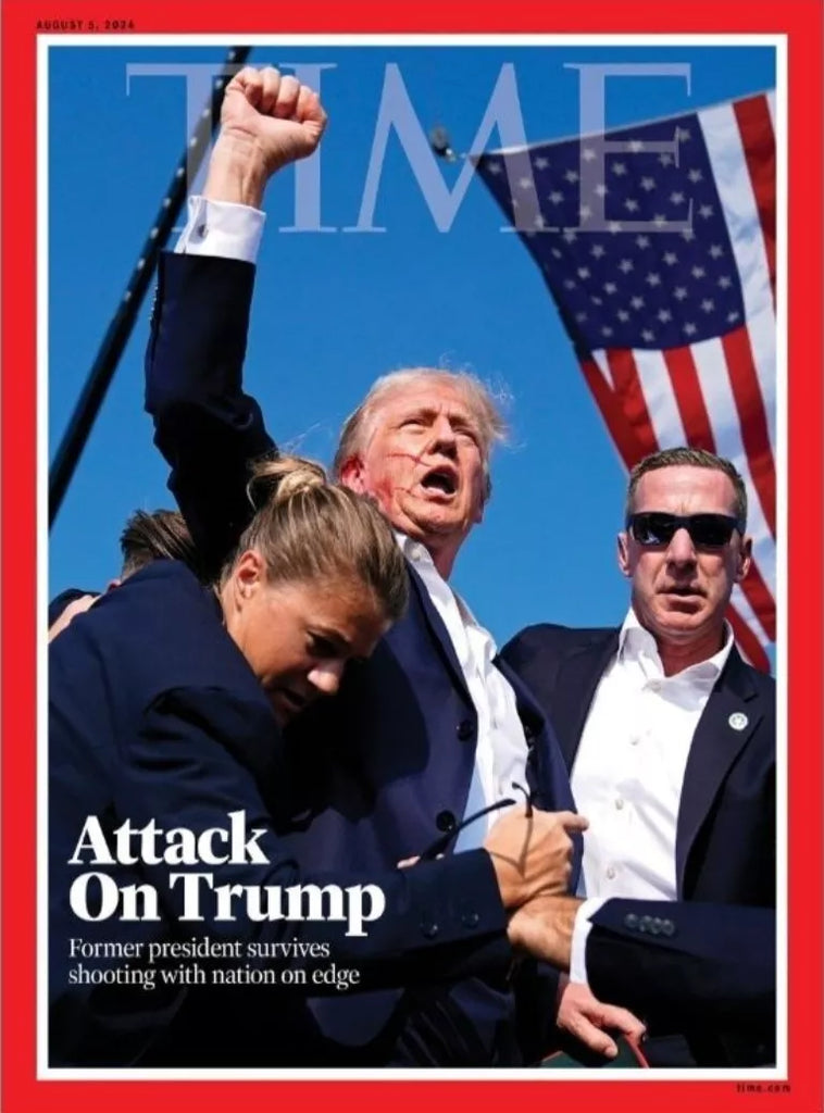 ATTACK ON DONALD TRUMP - TIME MAGAZINE - AUGUST 5, 2024 - BRAND NEW ...