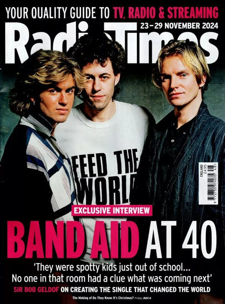Radio Times Magazine 23-November 2024 | Band Aid At 40 George Michael ...