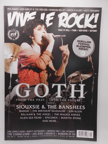 Vive Le Rock magazine #125 2025. GOTH with Siouxsie & The Banshees ...
