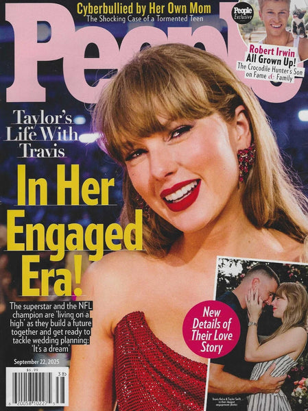 People Magazine September 22nd 2025 Taylor Swift Engaged ...