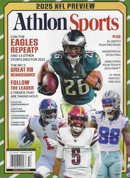 Athlon Sports 2025 NFL Preview 2025 Philadelphia Eagles Cover ...