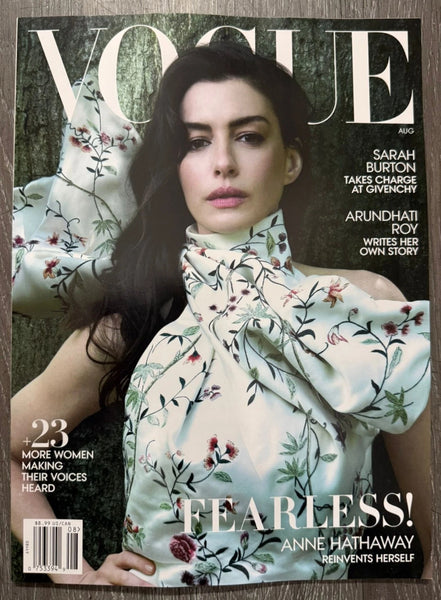 VOGUE MAGAZINE - USA - AUGUST 2025 - ANNE HATHAWAY- BRAND NEW ...