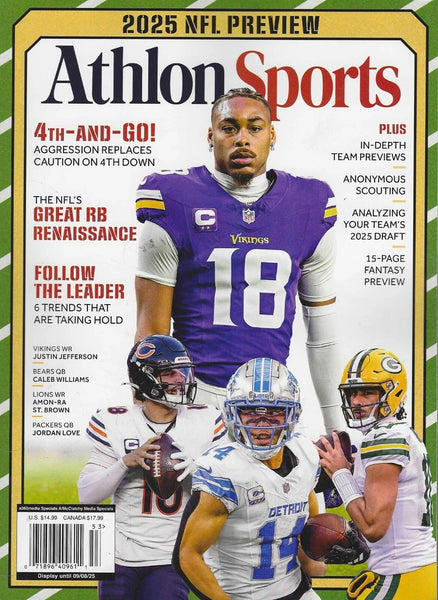 Athlon Sports 2025 NFL Preview 2025 Minnesota Vikings Cover ...
