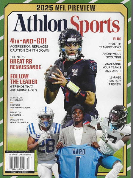 Athlon Sports 2025 NFL Preview 2025 Houston Texans Cover ...