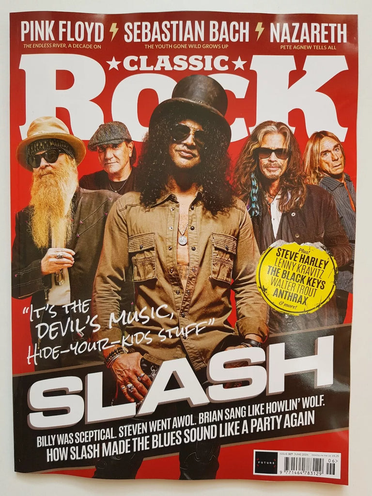 Classic Rock Magazine June 2024 Slash Iggy Pop ZZ Top Steven Tyler Bri ...