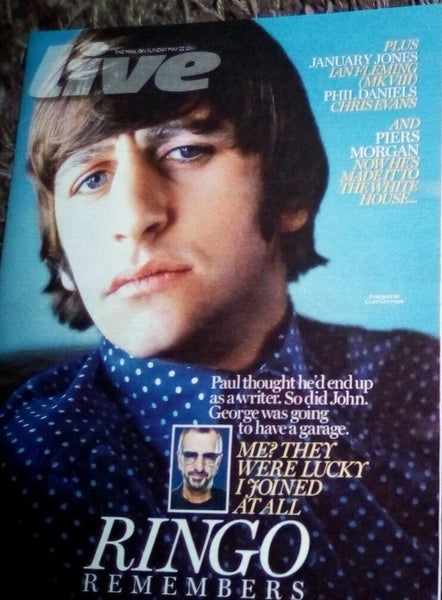 Mail on Sunday Live Magazine 2011 - Ringo Starr The Beatles ...