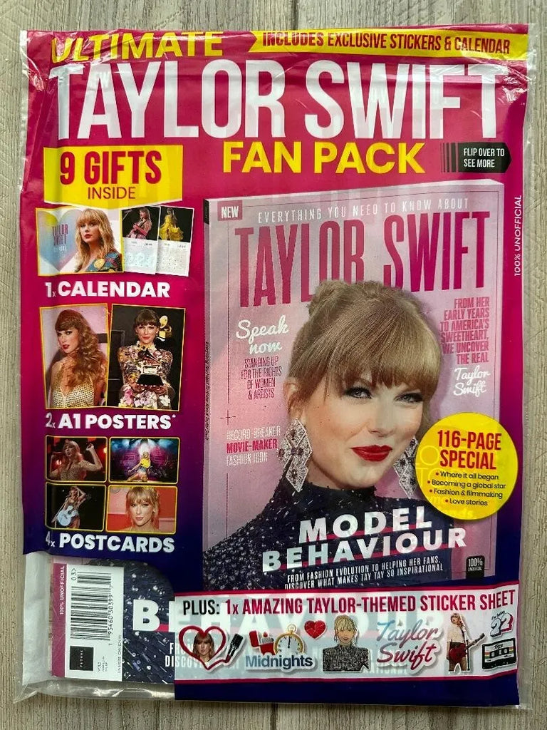 TAYLOR SWIFT ULTIMATE FANPACK (MAGAZINE, STICKERS, POSTERS, ART CARDS ...