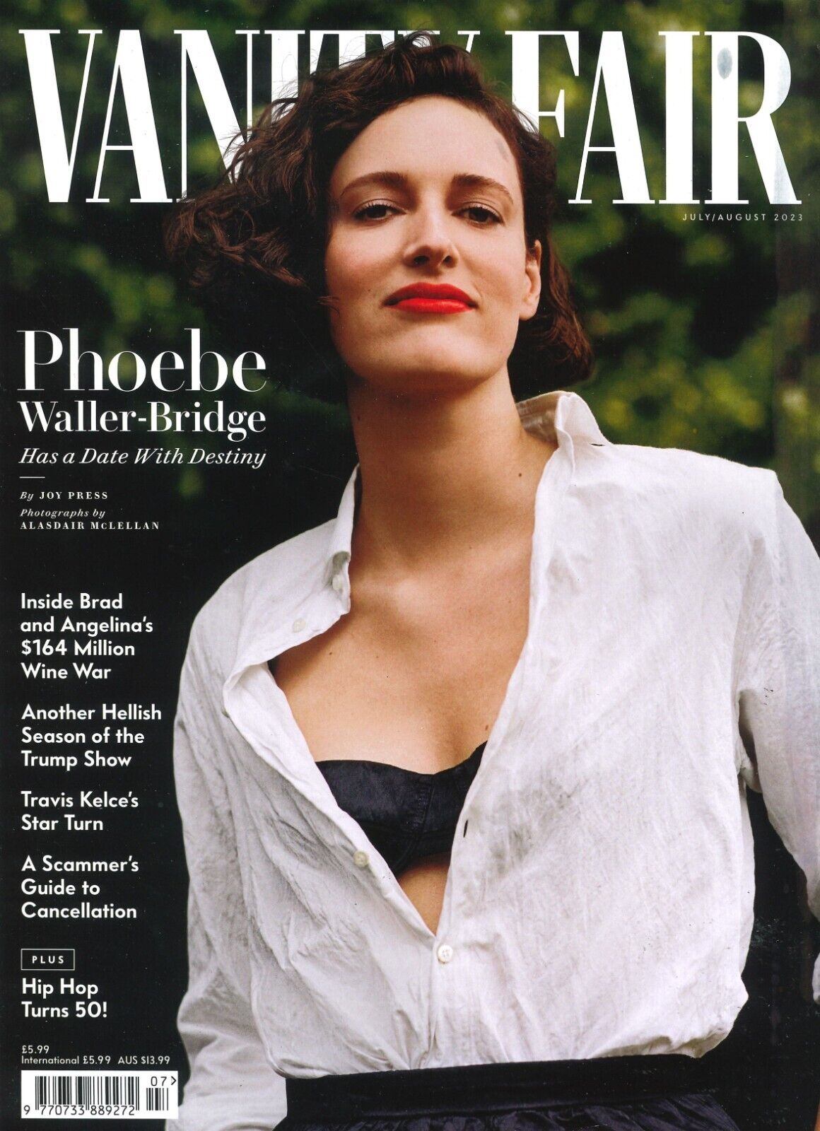 Vanity Fair Magazine, July/Aug 2023 Phoebe Waller-Bridge Gracie Abrams ...