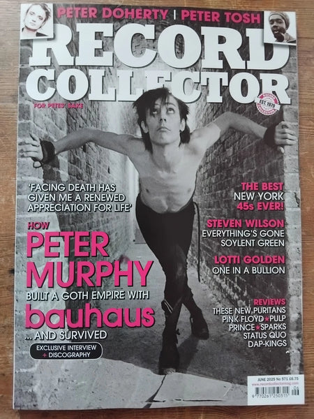 Record Collector Magazine #571 June 2025 Peter Murphy Bauhaus Steven W ...