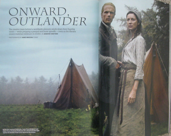 US Emmy Magazine 2023 - Sam Heughan Outlander Caitriona Balfe ...